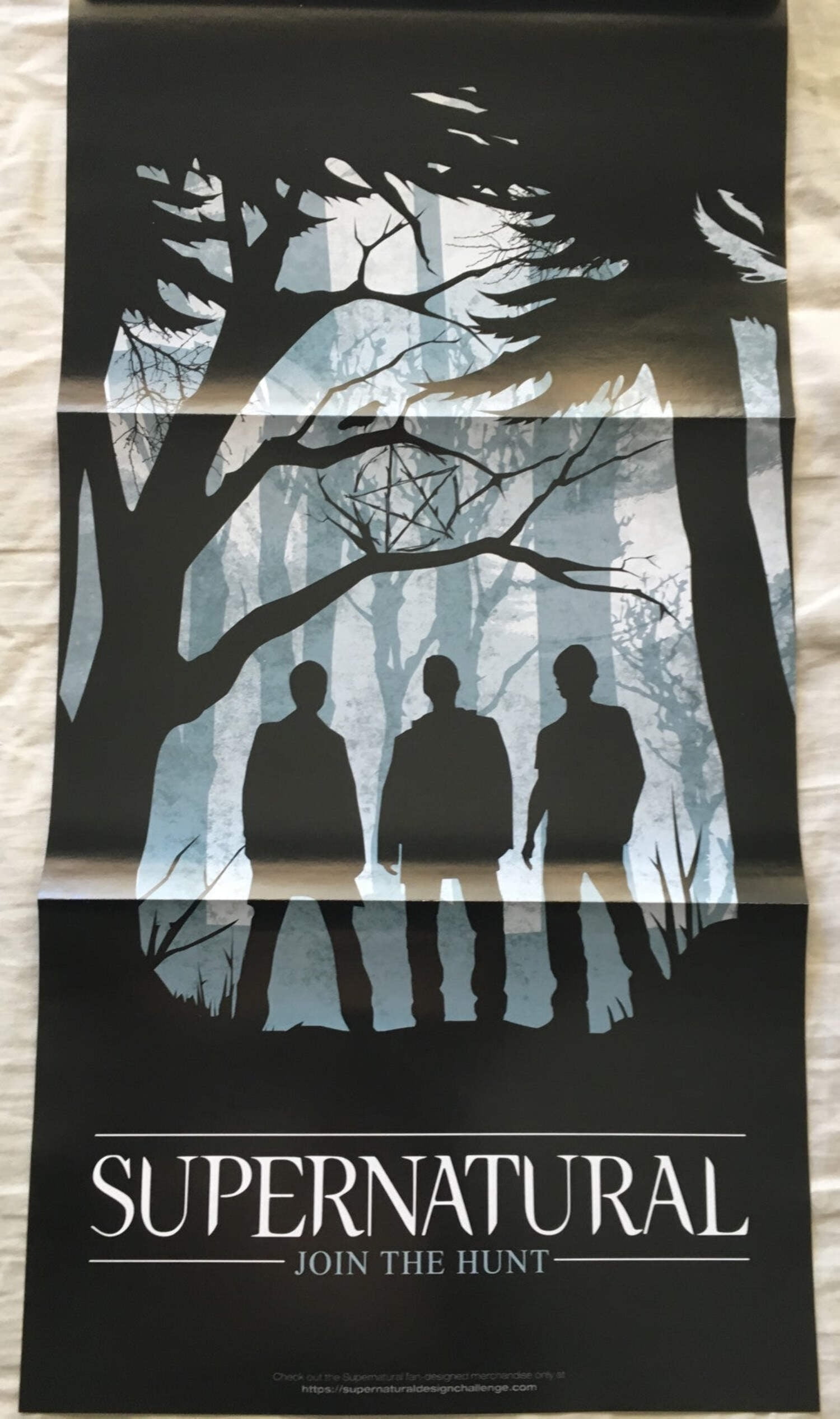 Supernatural 2014 Comic-Con Join the Hunt foldout 10x20 poster ...