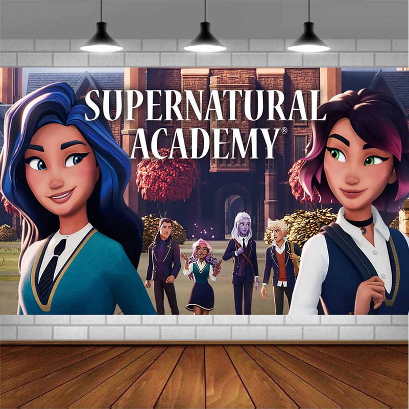 Supernatural Academy Backdrop Banner Party Supplies Poster Movie Theme ...