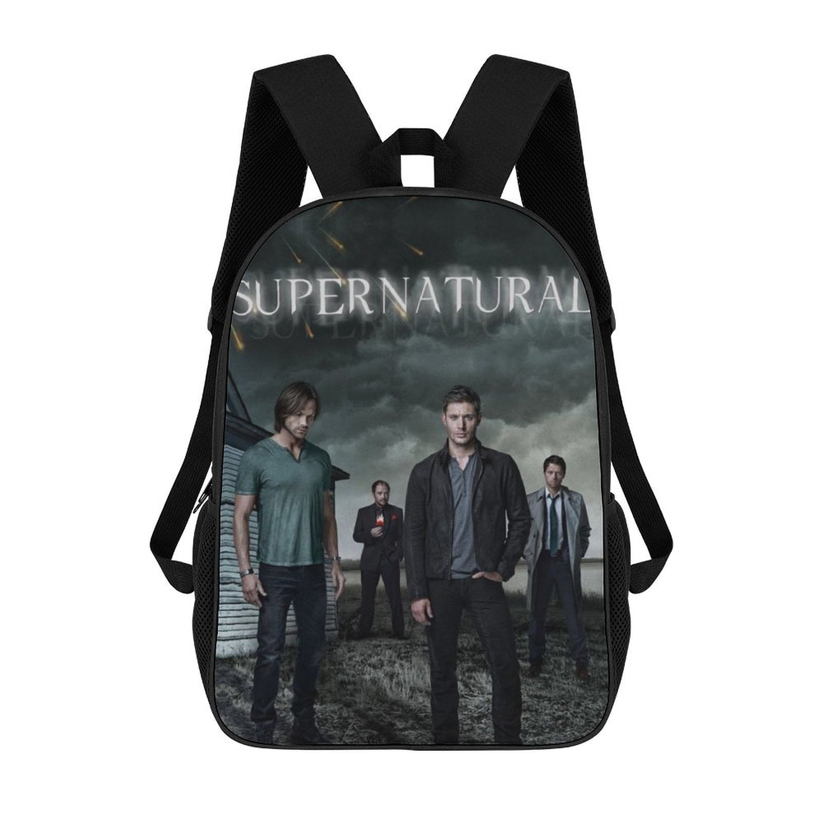 Supernatural Backpack 3D Printed School Bookbag Casual Daypack Shoulder ...