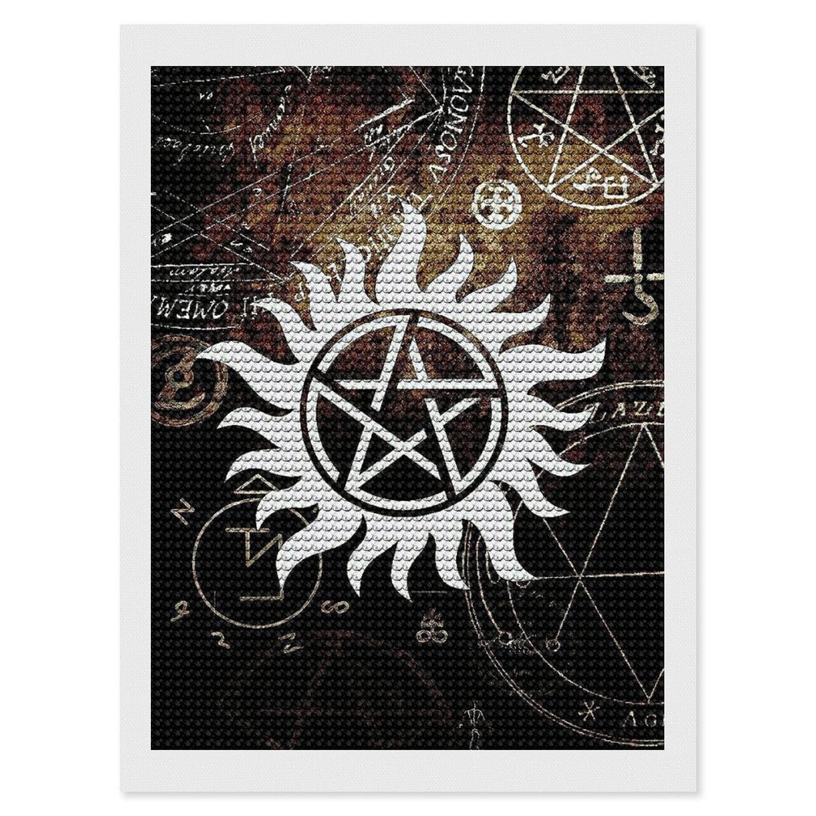 Supernatural Diamond Arts Kits for Adults Diamond Art Gem Art Painting ...