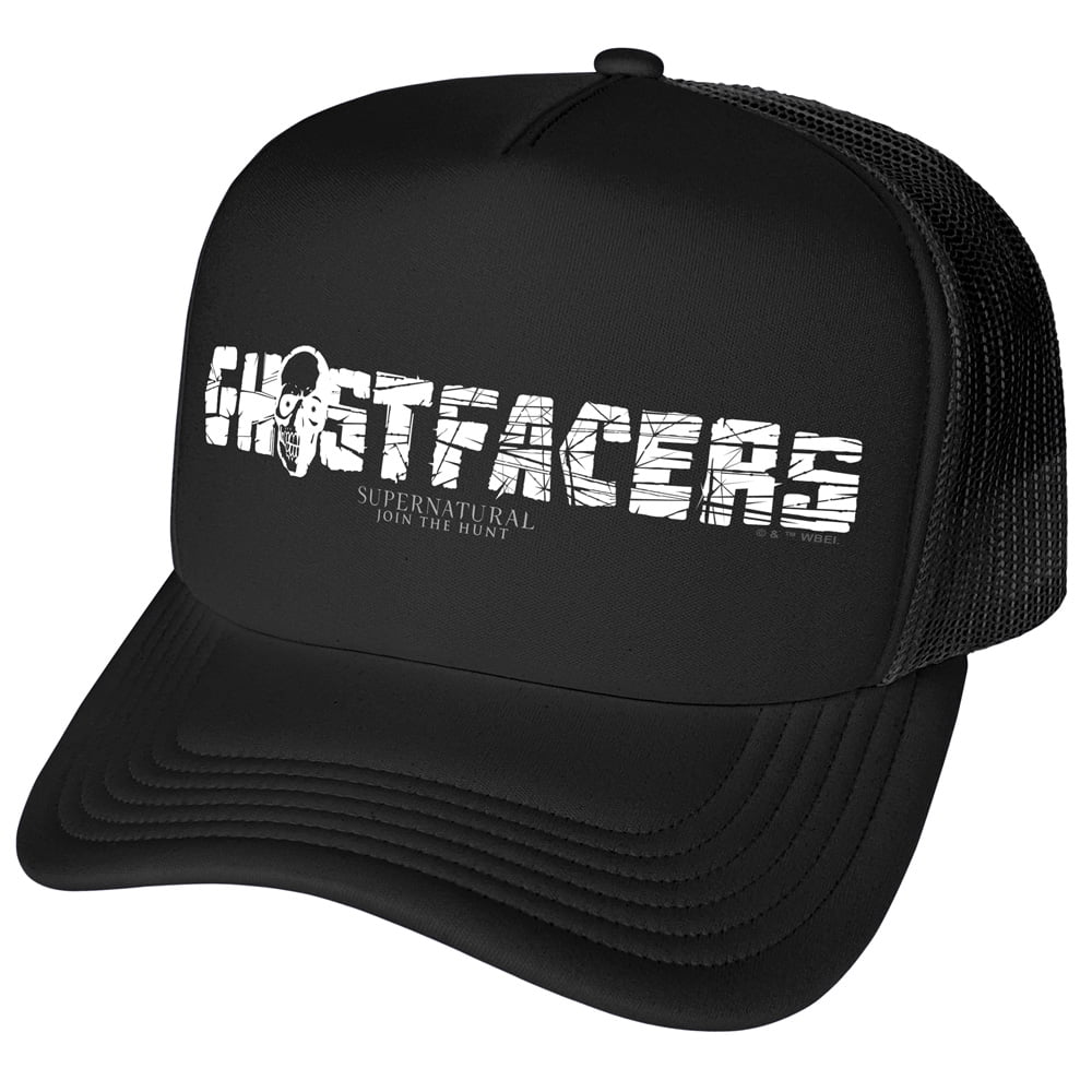 Supernatural Ghostfacers Foam Snapback Trucker Hat - Unisex for Men and Women - Walmart.com