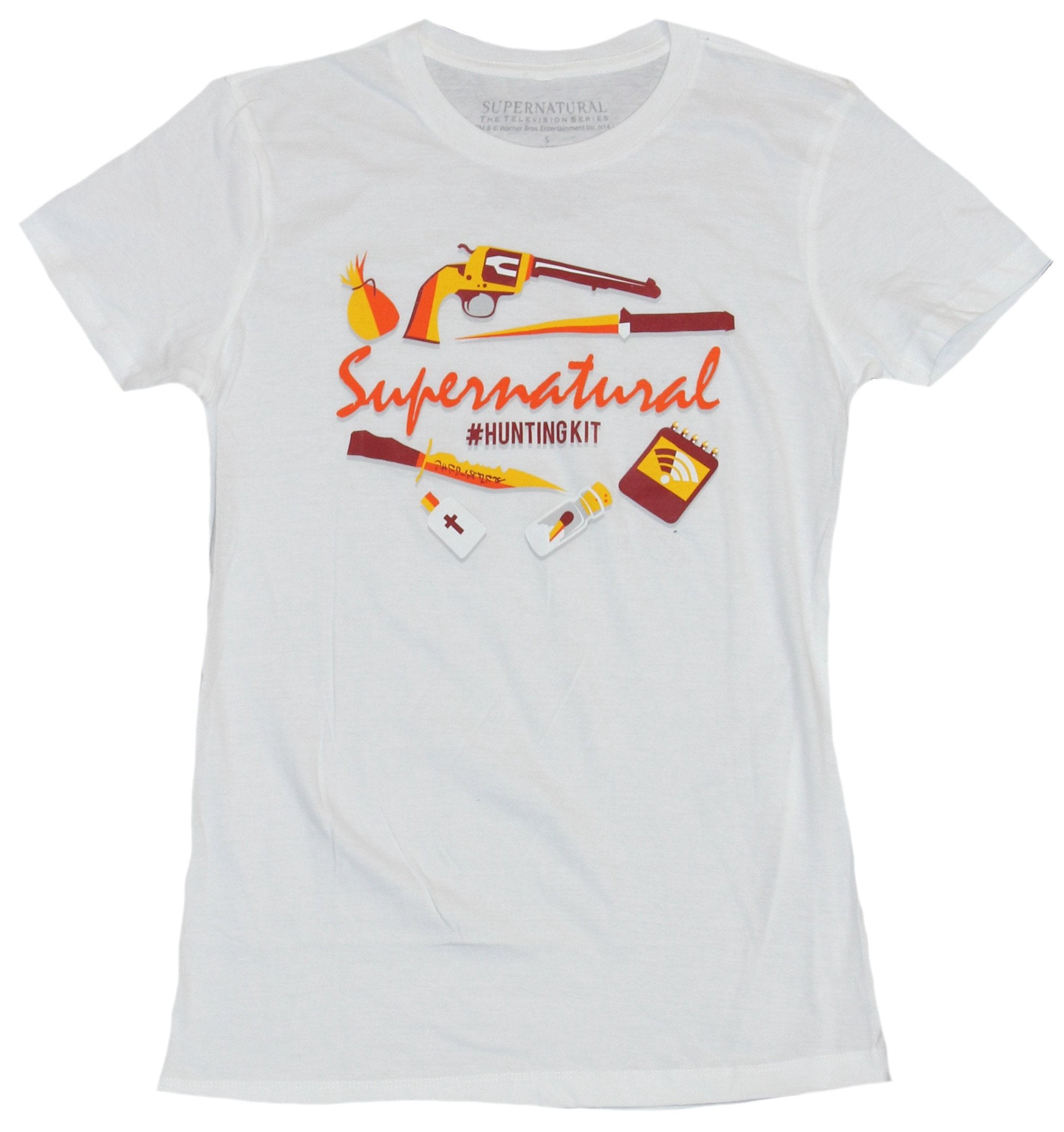 Supernatural Girls Juniors T-Shirt - Hunting Kit Collection Images ...