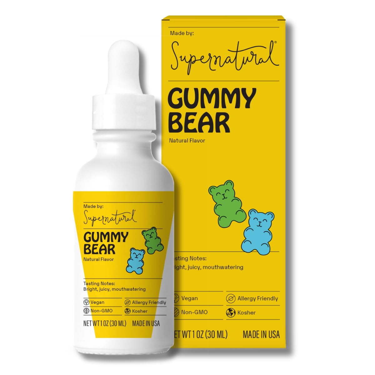 Supernatural Gummy Bear Extract GGA1 Flavoring - Natural Vegan ...