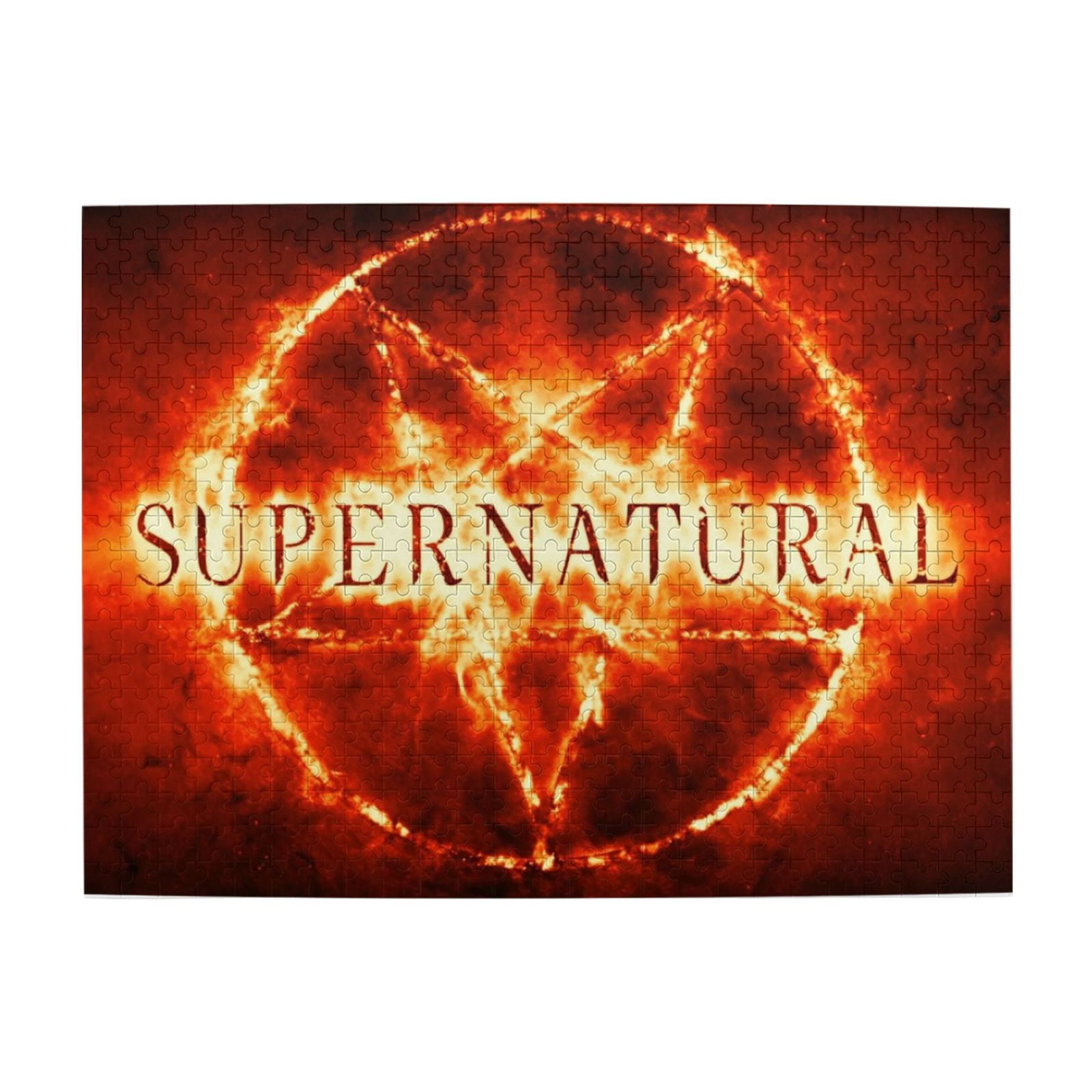 Supernatural Logo Wooden Jigsaw Puzzles Accessories Intellectual ...