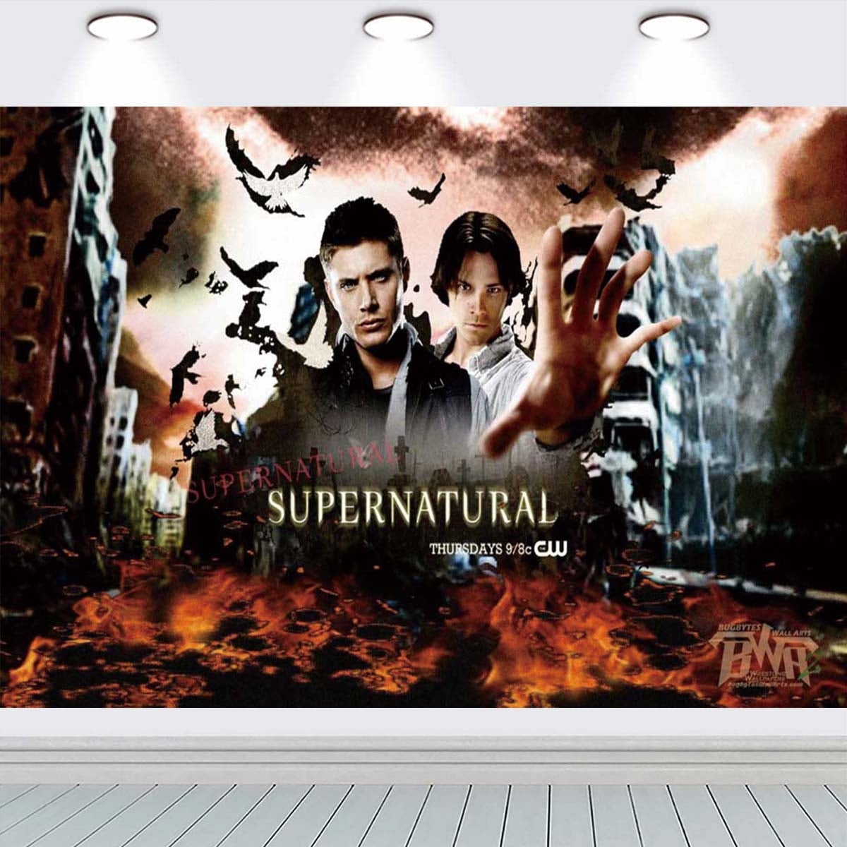 Supernatural Taspestry Poster Banner Backdrop Background Wall Decor ...