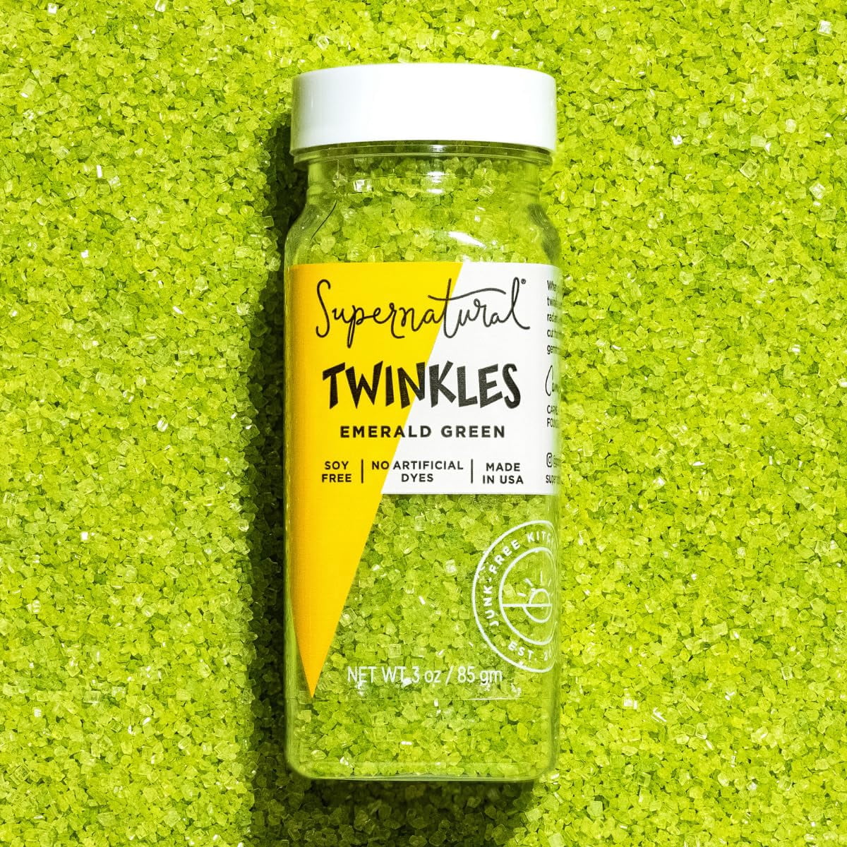Supernatural Twinkles Sprinkles, Emerald Green Sanding Sugar, Plant ...