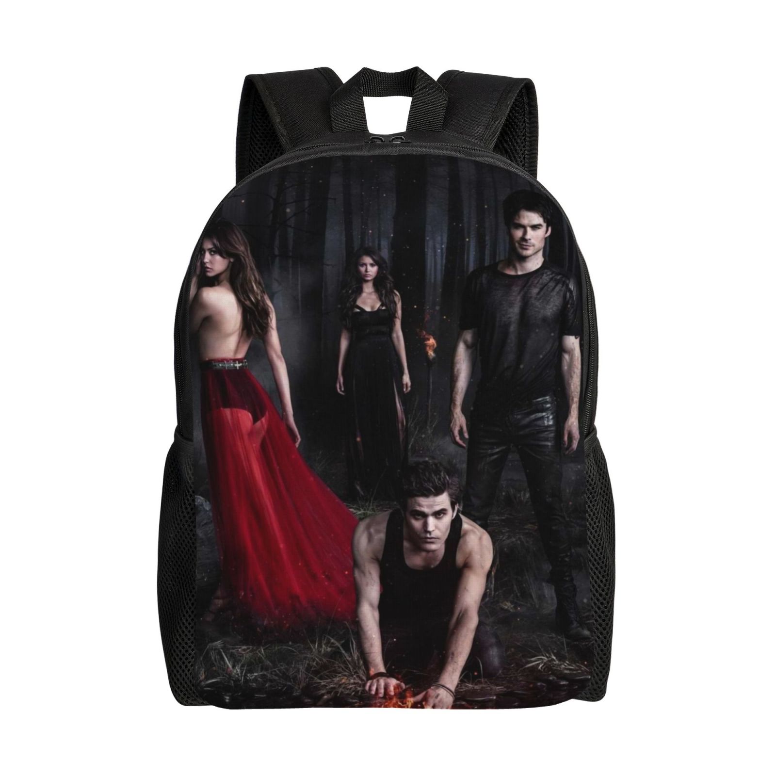 Supernatural Vampire Diaries Backpack Lightweight Unisex Basic Daypack ...
