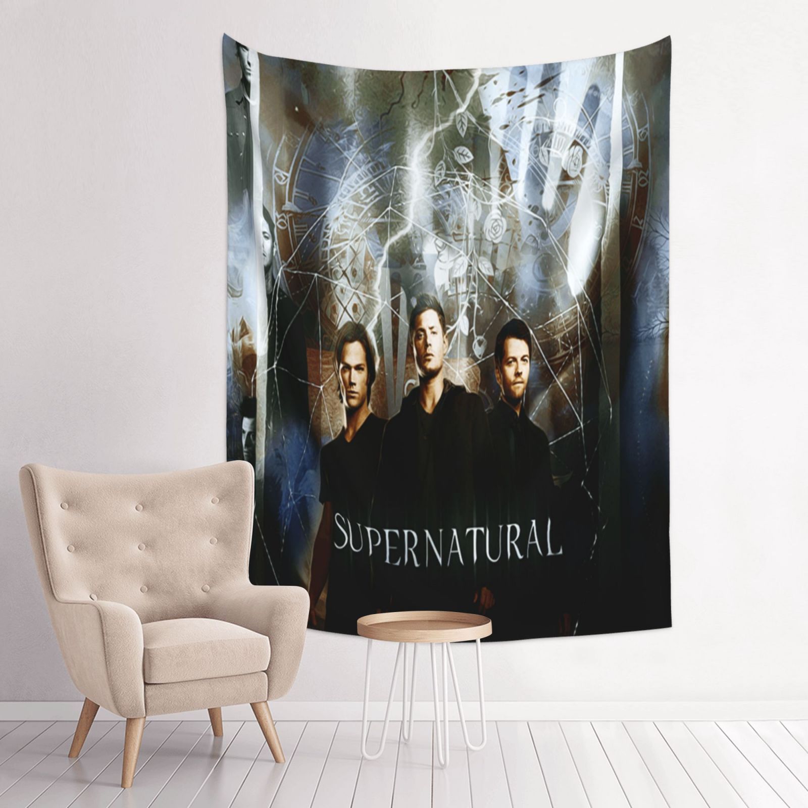 Supernatur-a Wall Art Cartoon Tapestry Hanging In Bedroom Living Room ...