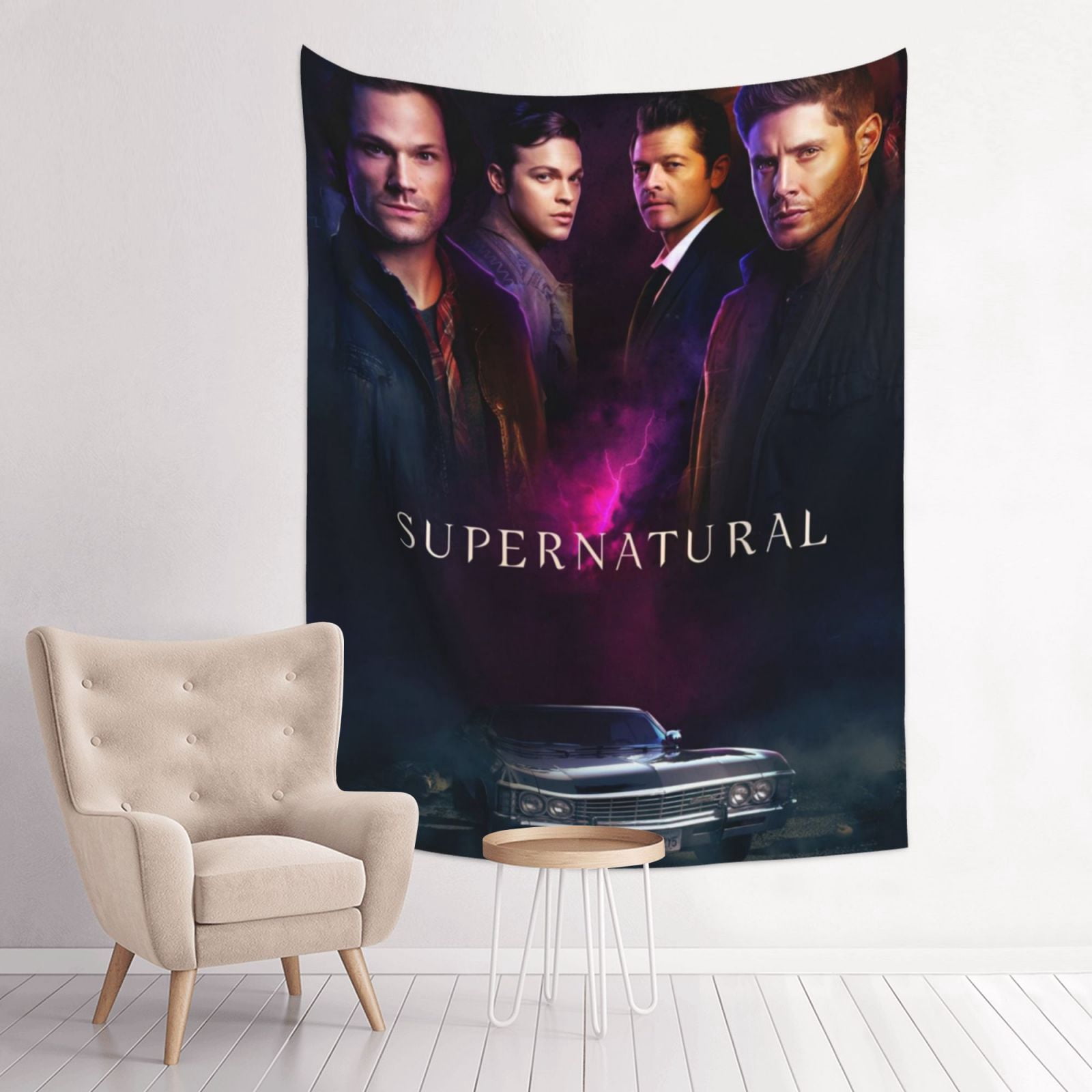 Supernatur-a Wall Art Cartoon Tapestry Hanging In Bedroom Living Room ...