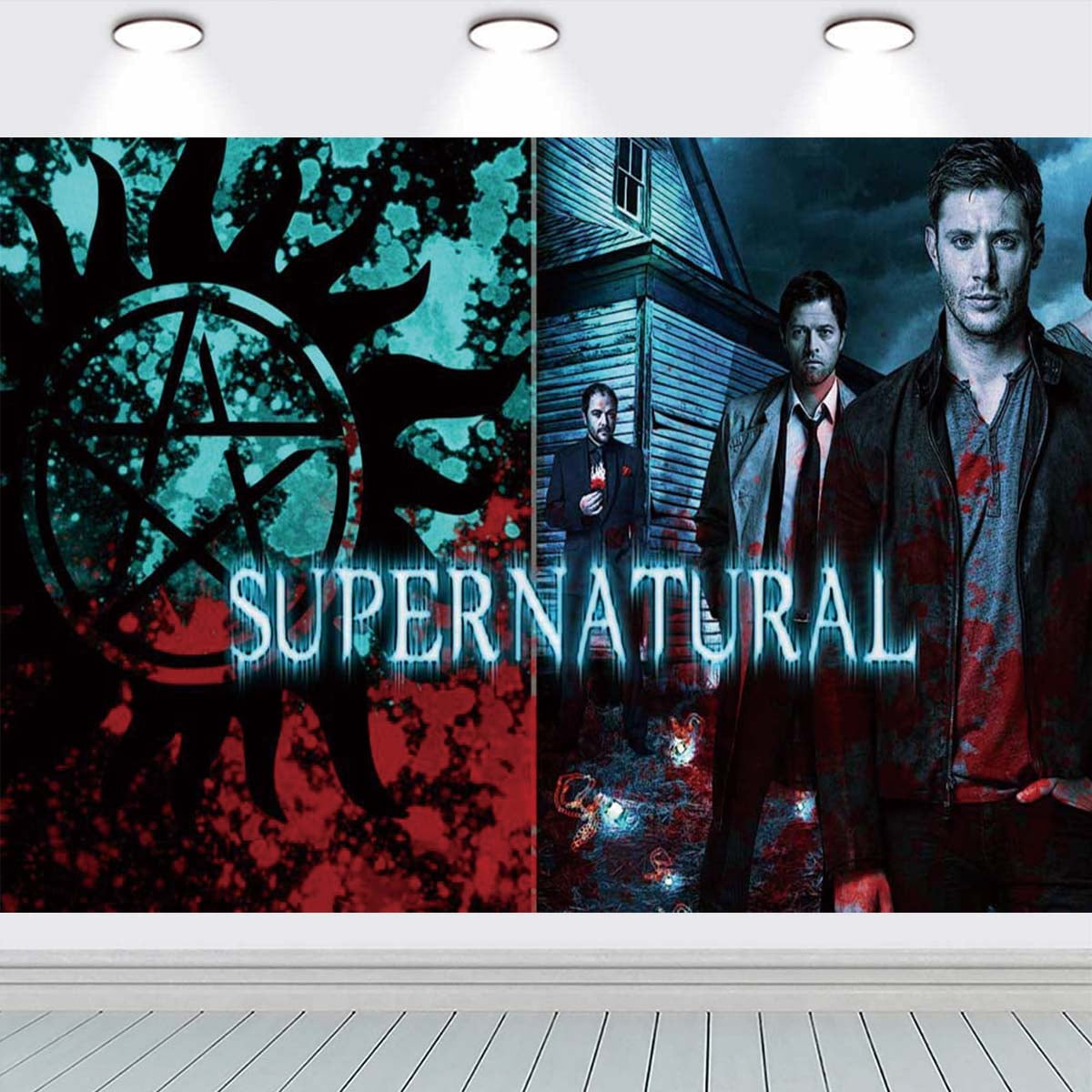 Supernatural school Poster Backdrop Banner Party Supplies Birthday ...