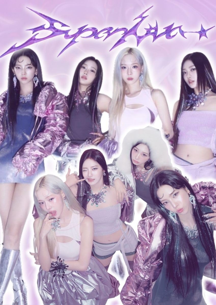 Supernova Aespa Kpop Poster, aespa Karina Winter Giselle Ningning Supernova K-pop Music Poster ...