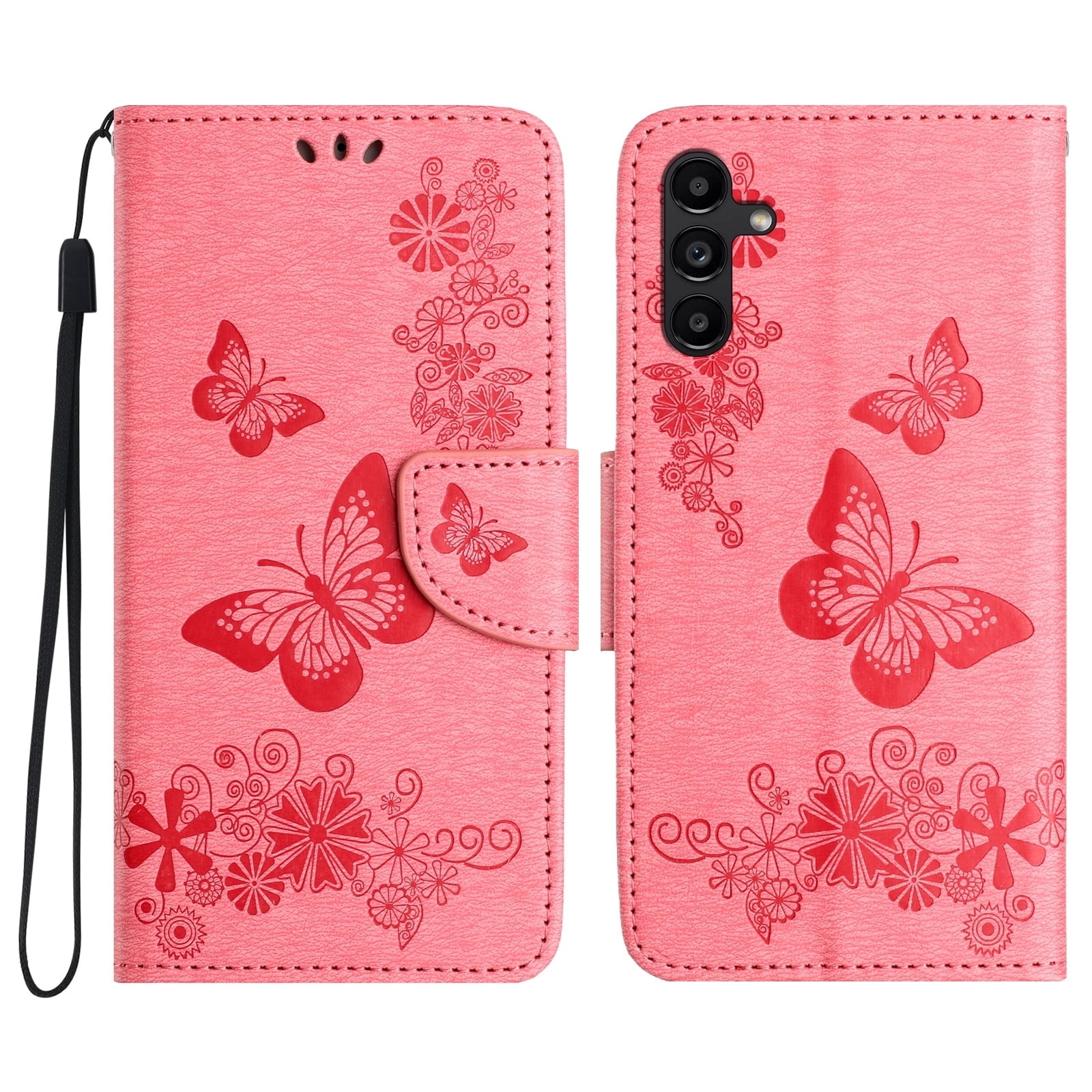 Supernova bao Galaxy A15 5G Wallet Case, PU Leather Butterfly Embossed ...