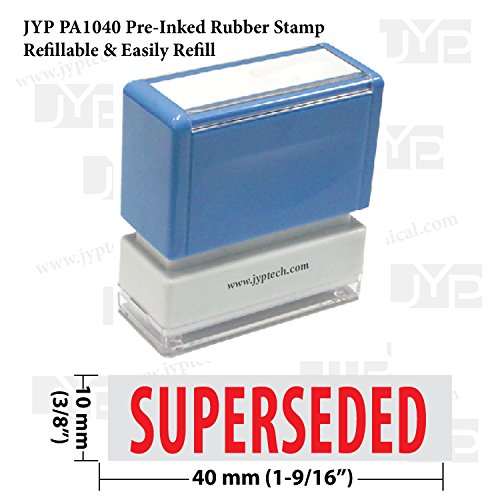 Superseded - JYP PA1040 Pre-Inked Rubber Stamp - Walmart.com