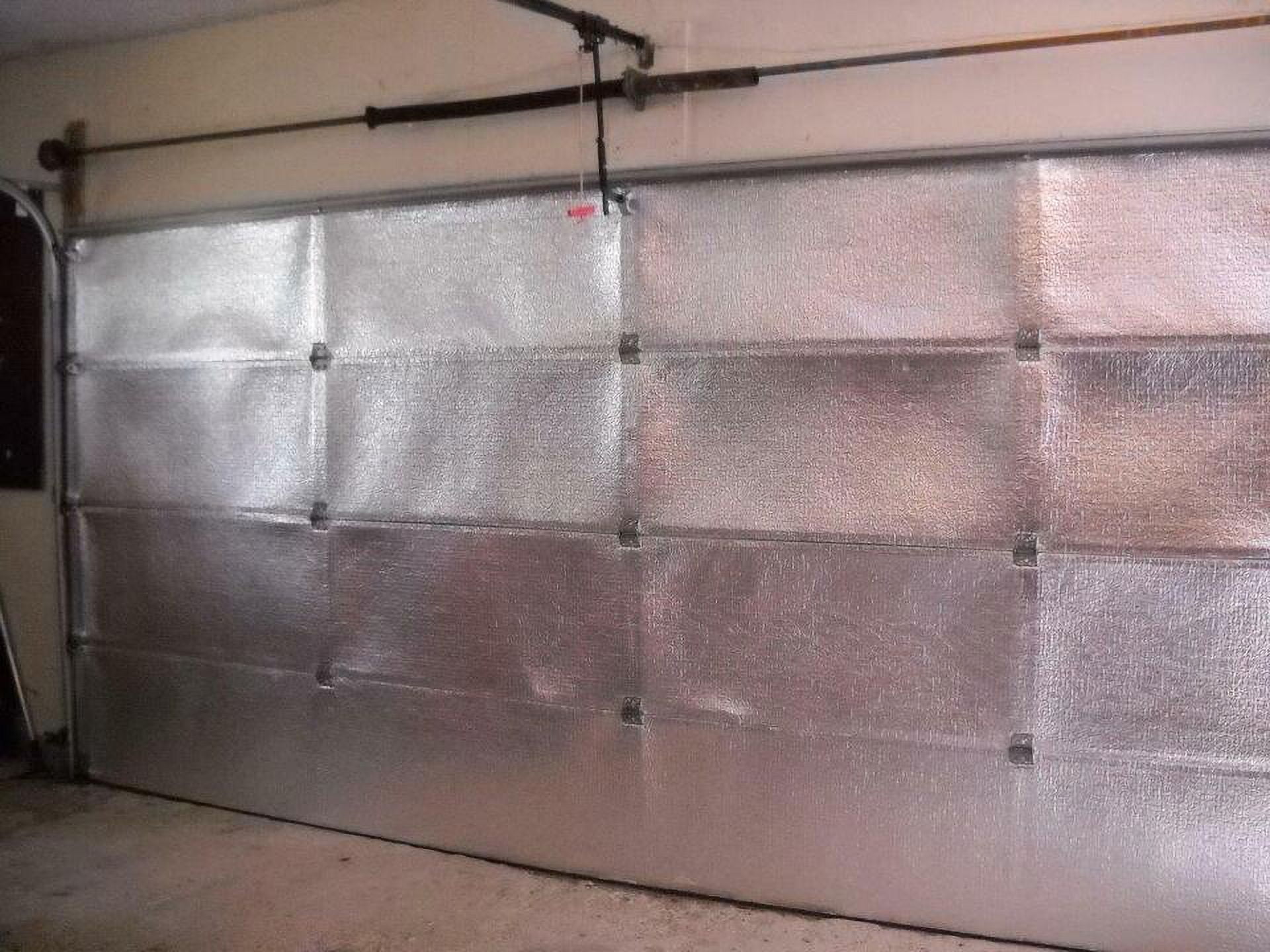 Supershield Reflective Platinum Double Car Garage Door Insulation Foam ...