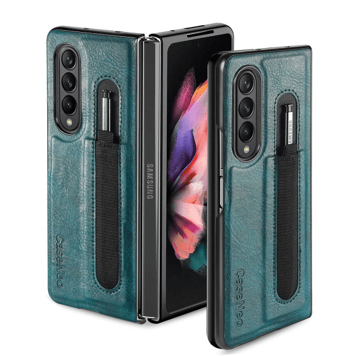 Supershield Samsung Galaxy Z Fold 5 5G Slim Leather Phone Case Cover ...
