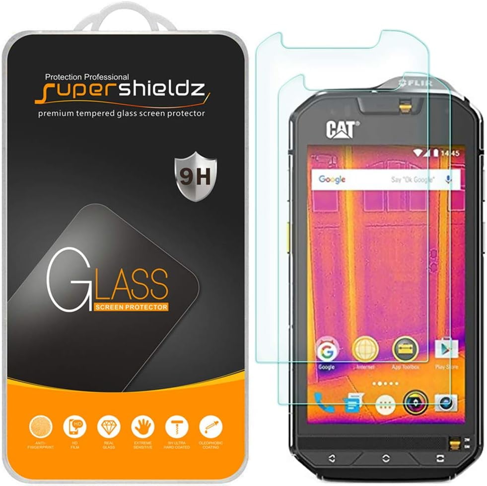 Supershieldz (2 Pack) Designed for Cat S60 Tempered Glass Screen ...