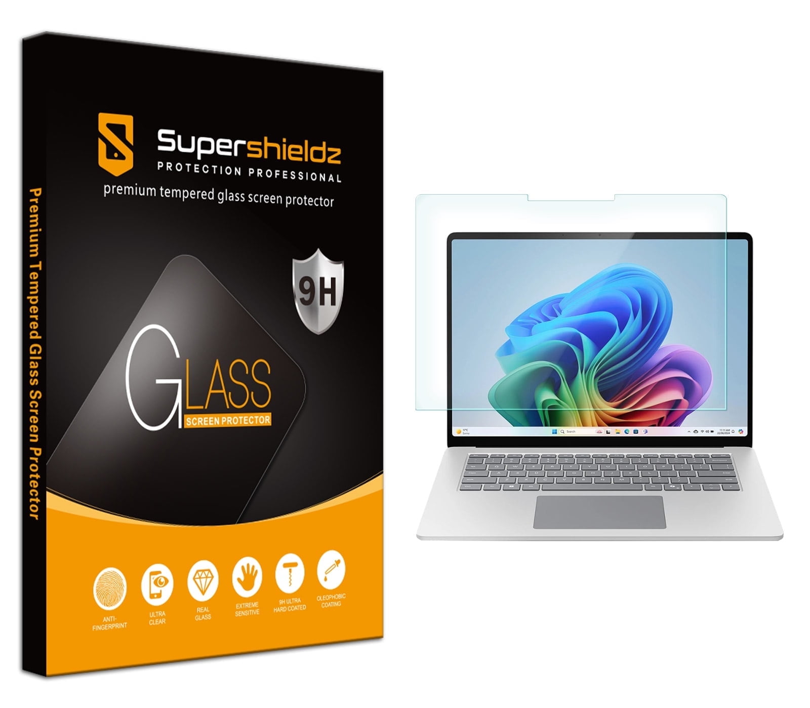 Supershieldz Designed for Microsoft Surface Laptop 7 (15 inch) Tempered ...