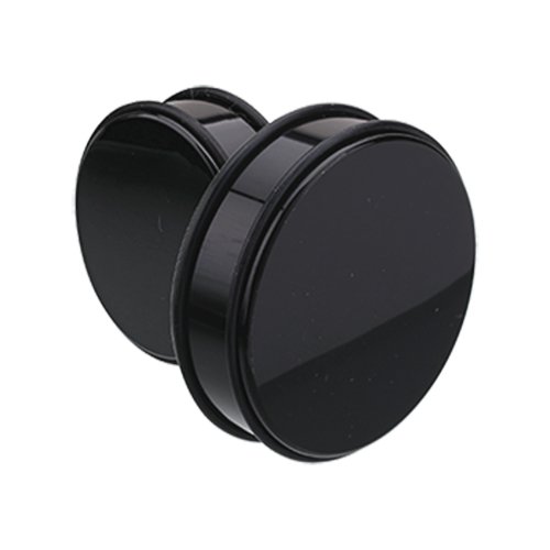 Supersize Basic Acrylic No Flare Ear Gauge Plug - Walmart.com