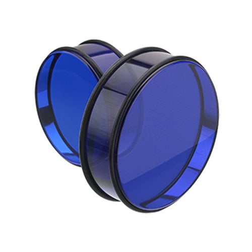 Supersize Basic Acrylic No Flare Ear Gauge Plug - Walmart.com
