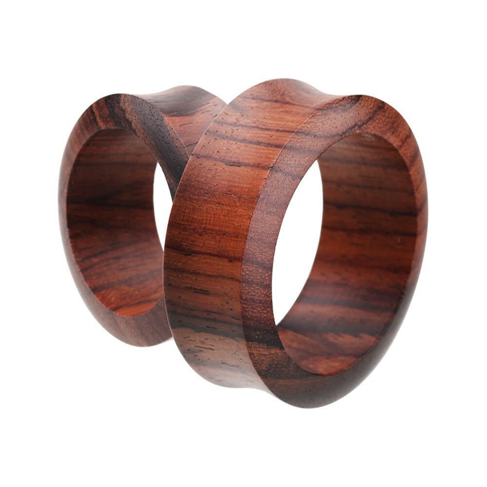 Supersize Sono Wood Double Flared Eyelet Ear Gauge Plug - Walmart.com