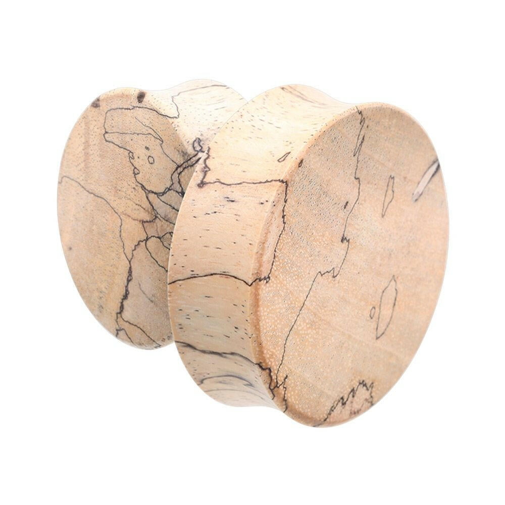 Supersize Tamarind Wood Double Flared Ear Gauge Plug - Walmart.com