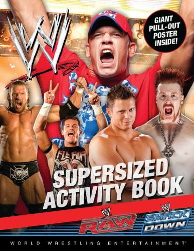 Pre-Owned Wwe Supersized Activity Book Paperback - Walmart.com