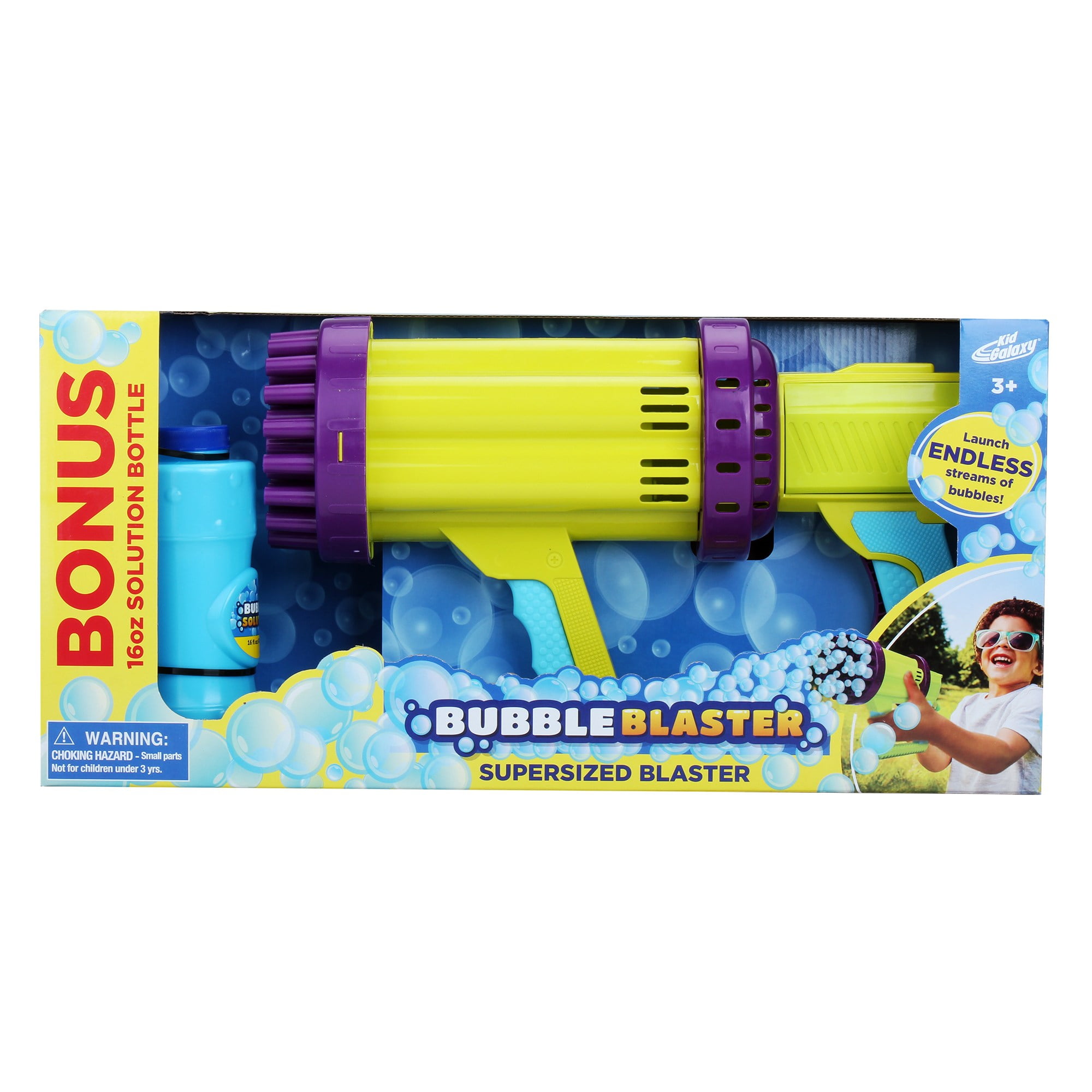 Supersized Bubble Blaster W/ 15" Powerful Motor 50 Hole Blaster ...