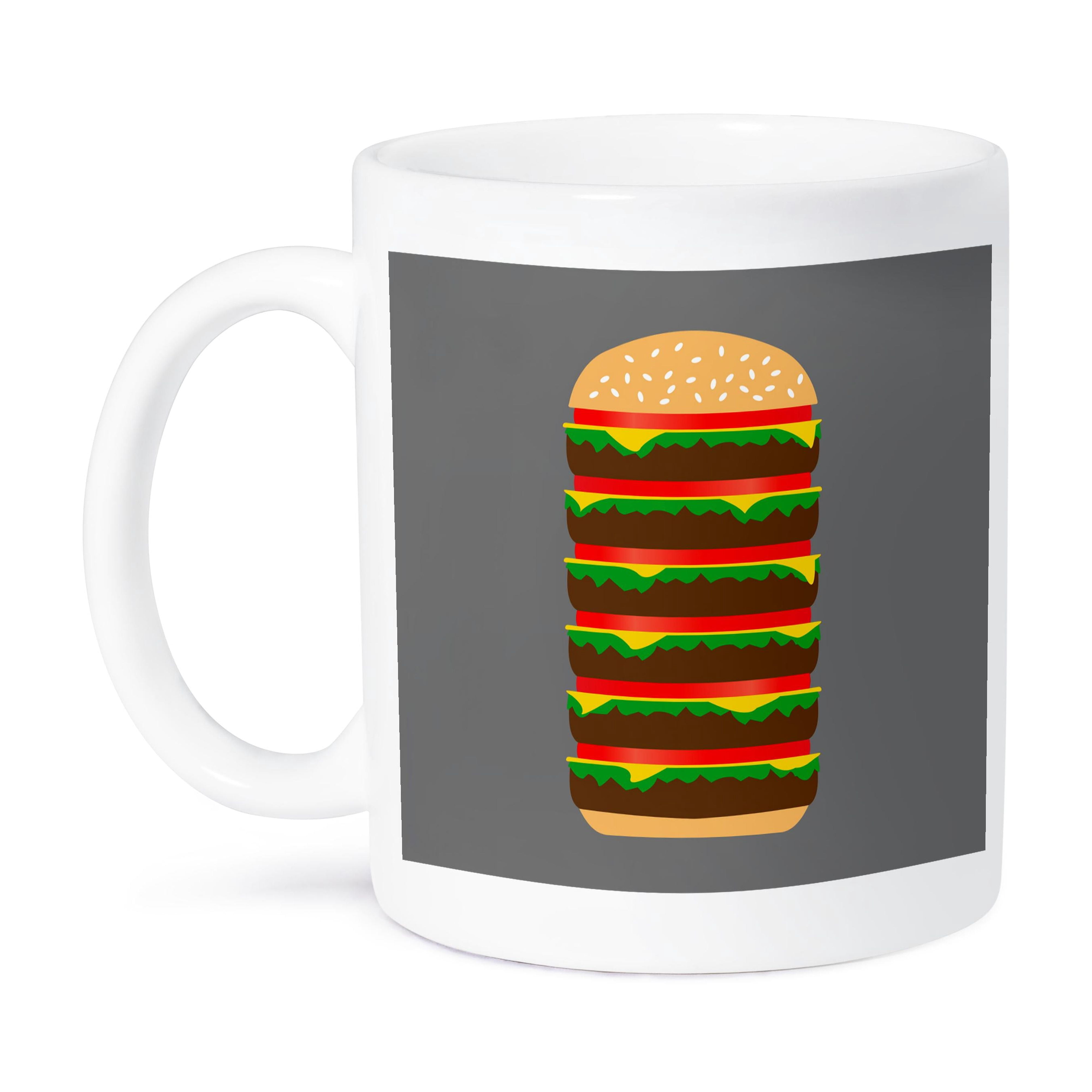 3dRose, Supersized Cheeseburger, 11oz Mug - Walmart.com