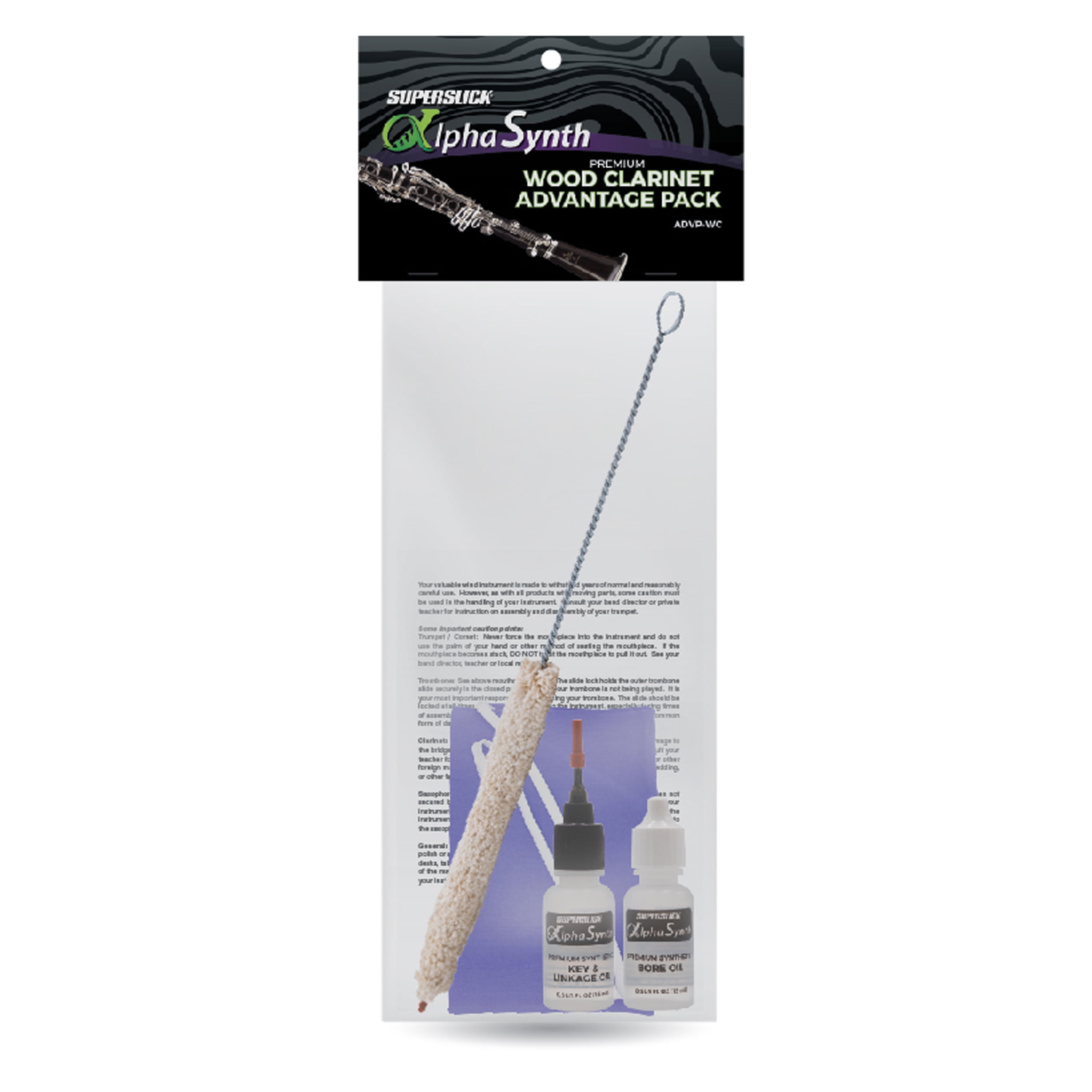 Superslick AlphaSynth Wood Clarinet Advantage Pack - Walmart.com