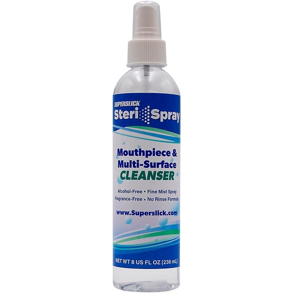 Superslick Steri-Spray Mouthpiece and Multi-Surface Cleanser, 8 oz ...