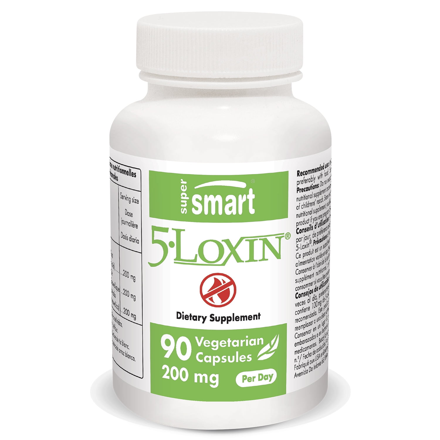 Supersmart - 5-Loxin 200 mg per Day - with Boswellia Serrata Extract - Joint Support Supplement ...