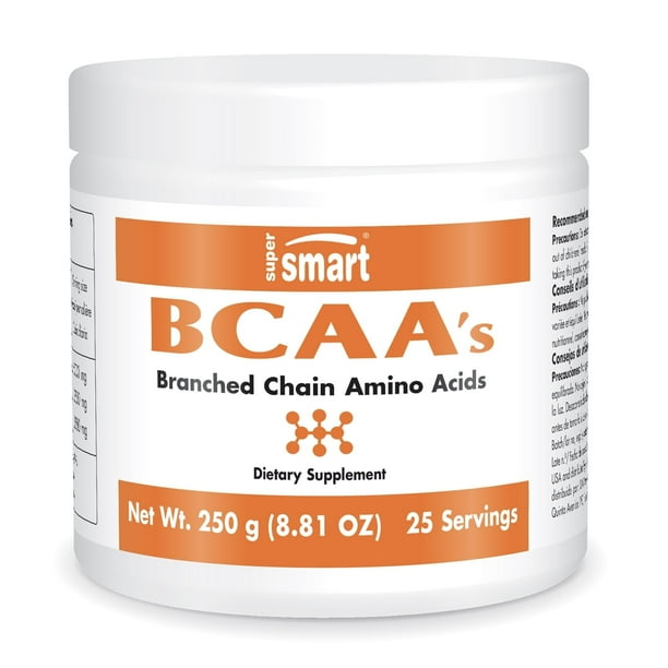 SuperSmart - BCAAs 2-1-1 - Amino Acids Powder - with Leucine - Energy ...