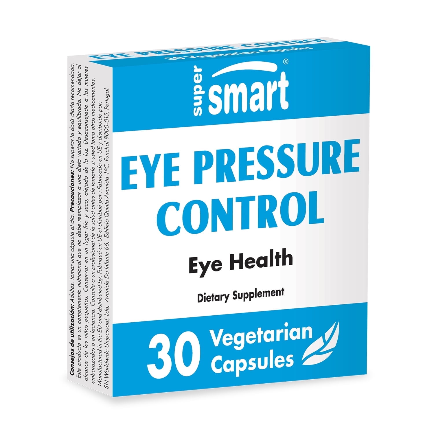 Supersmart Eye Pressure Control - Bilberry Extract Eye Vitamins | Non ...