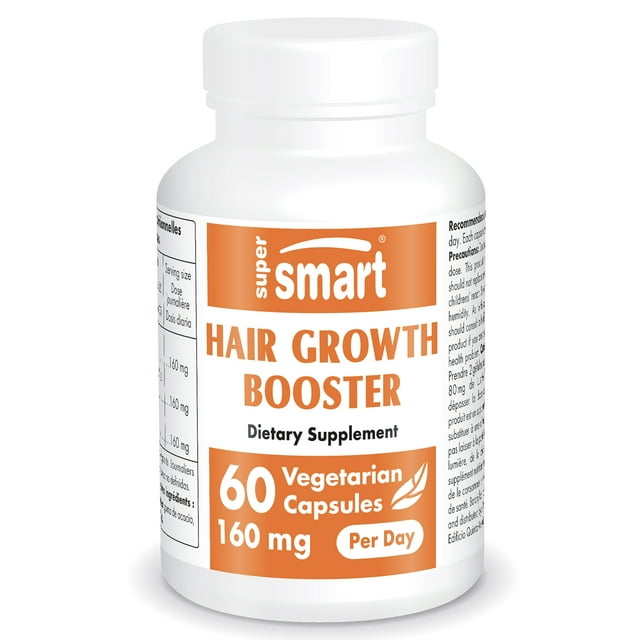 Supersmart - Hair Growth Booster 160mg per Day (Lustriva Supplement) - Biotin 40x More Soluble ...