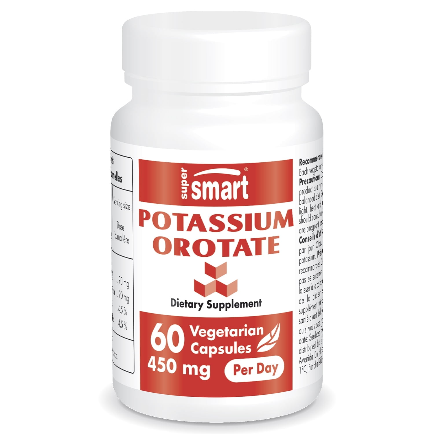 SuperSmart - Potassium Orotate 450 mg per Day - Ph Balance Pills ...