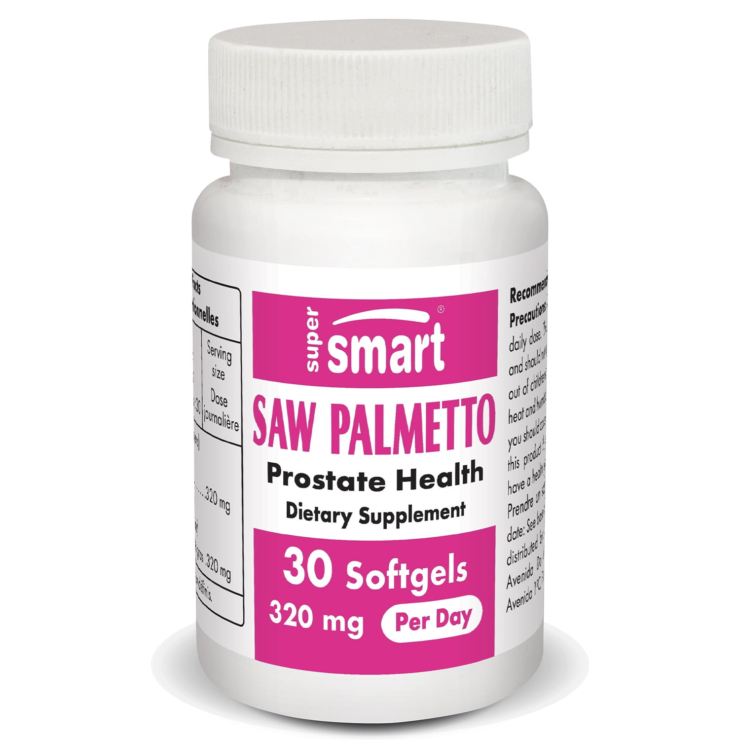 Supersmart - Saw Palmetto Extract 320 mg per Day - Prostate Supplements ...