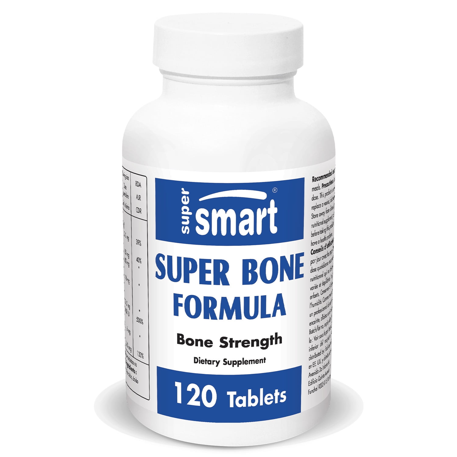 Supersmart - Super Bone Formula - with Calcium, Vitamin K2, Magnesium ...