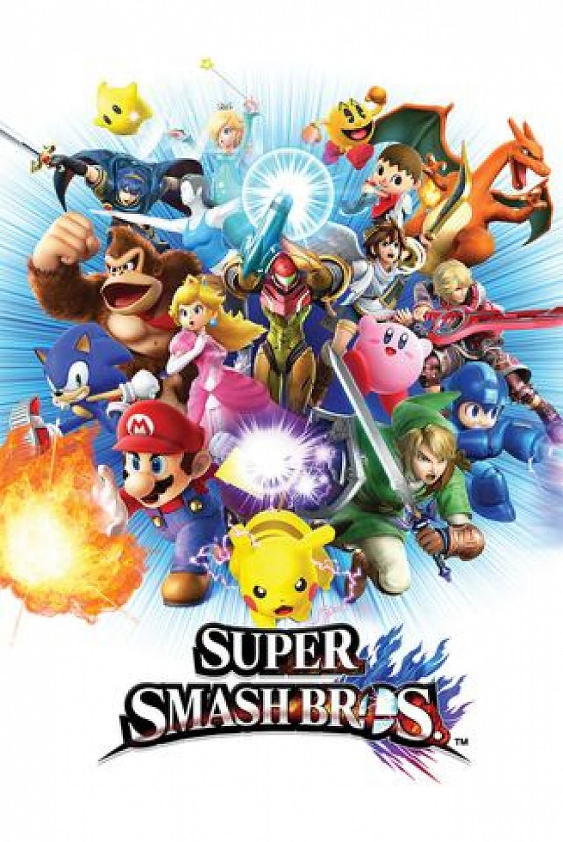 Supersmash Bro's Gaming Laminated Poster (24 x 36) - Walmart.com