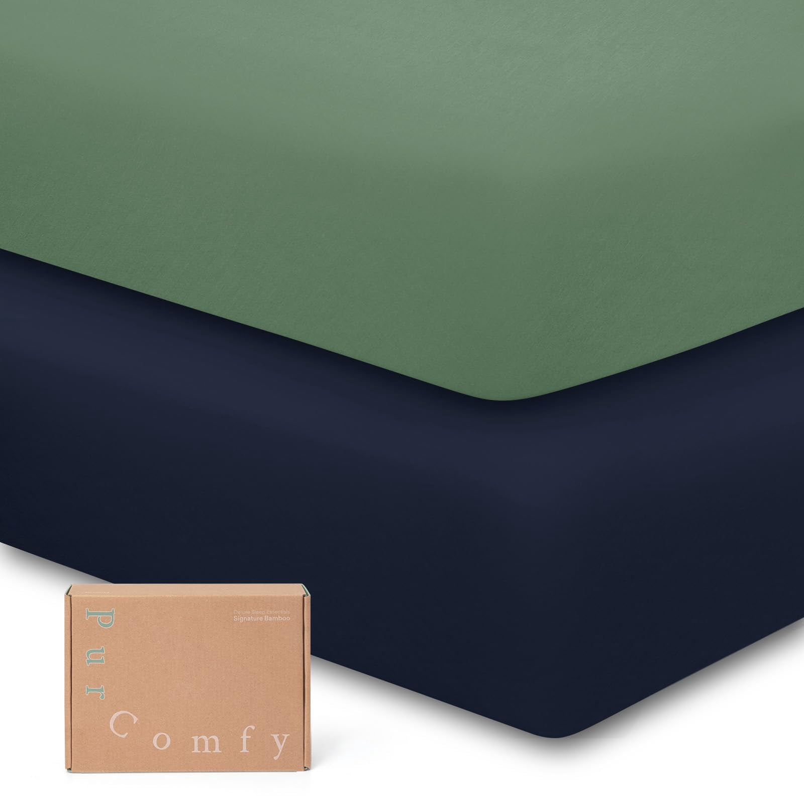 Supersoft Crib Sheets for Boys Girls, Premium Bamboo Viscose Buttery ...