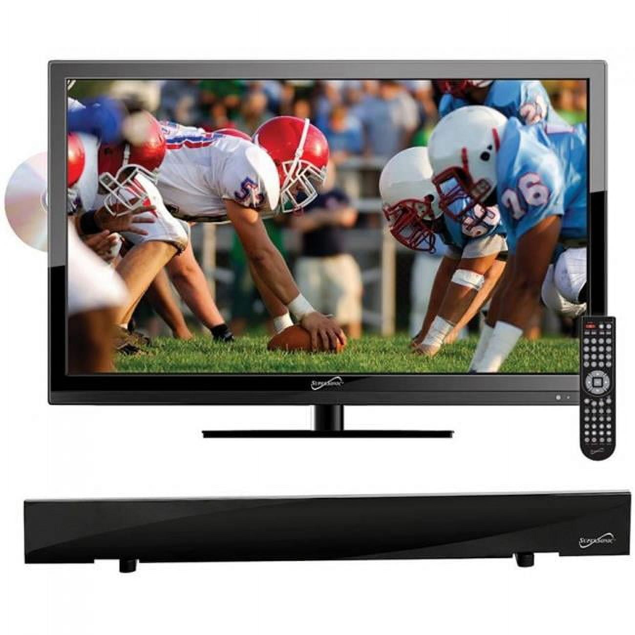 Supersonic 18.5 in. Class - HD LED TV-DVD Combo - 720P, 60Hz & HDTV ...