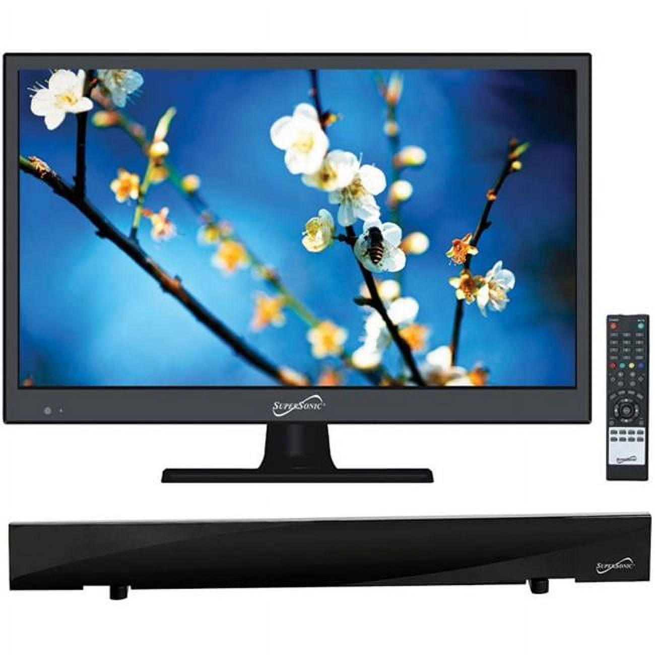Supersonic 15.6 in. HD LED TV with LCD Display, 720P, 60Hz & HDTV Flat ...
