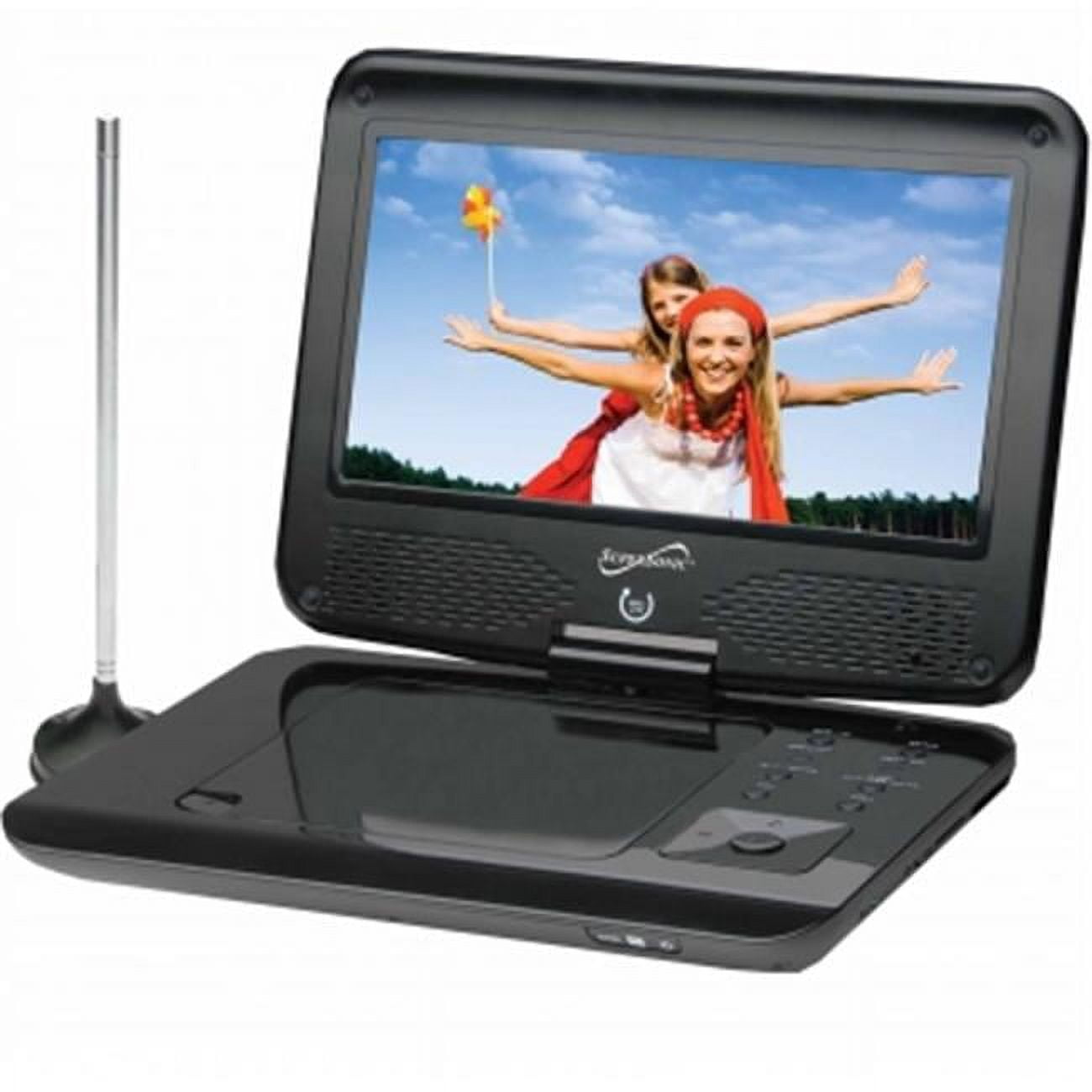 Supersonic 9 in. TFT Portable DVD, CD & Mp3 Player with TV Tuner, USB ...