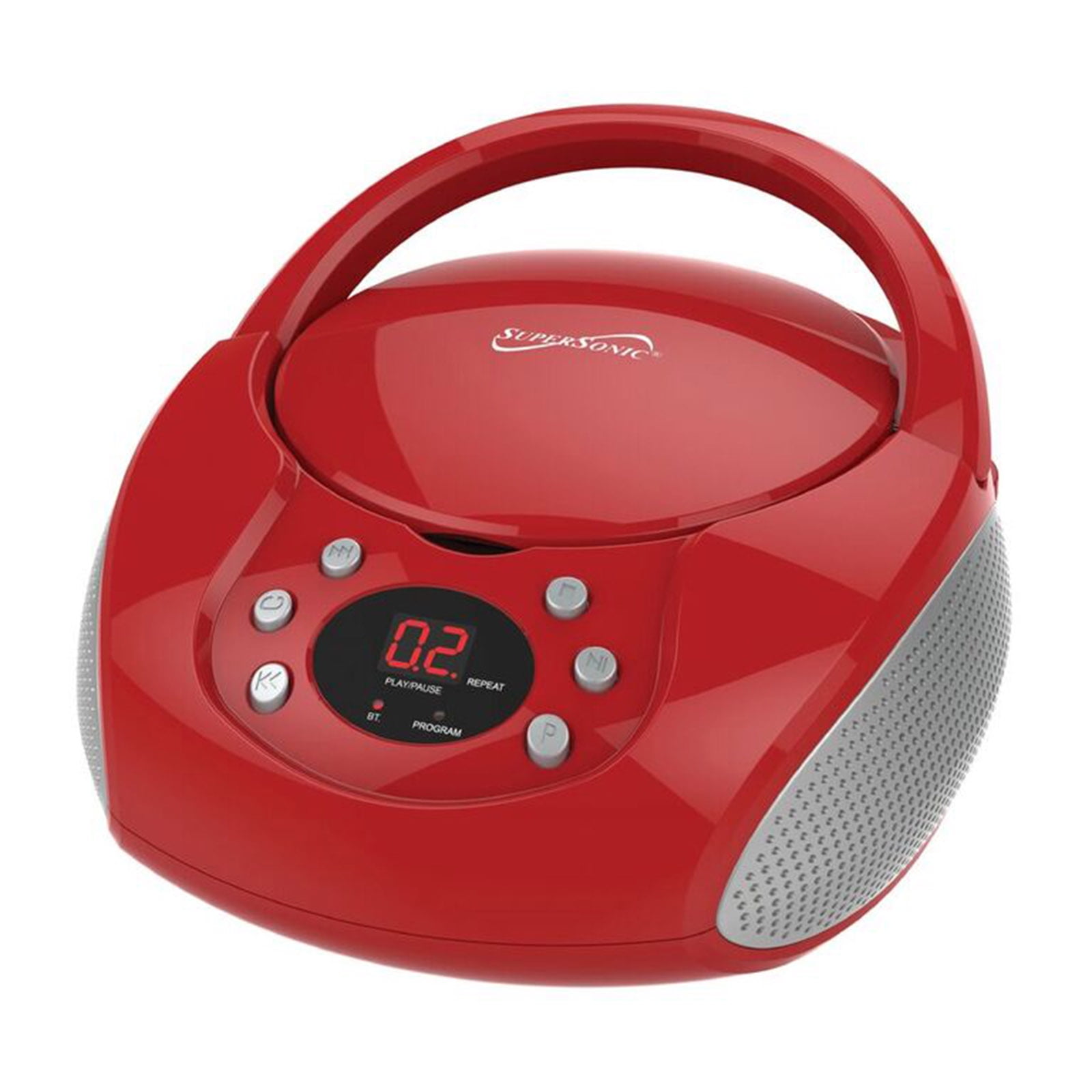Supersonic BT Portable Audio System - Red - Walmart.com
