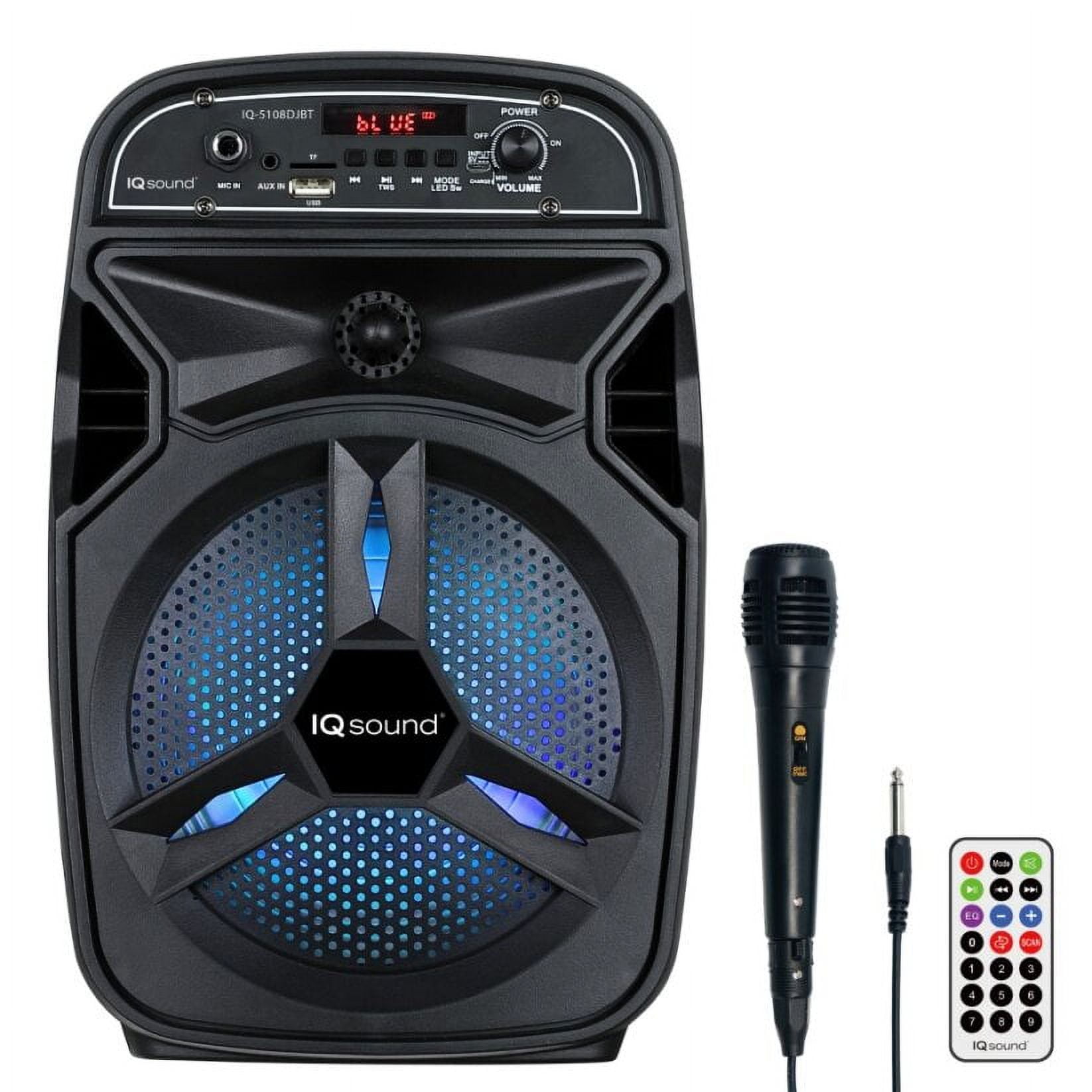 Supersonic IQ Sound Portable Bluetooth Speaker with Remote ...