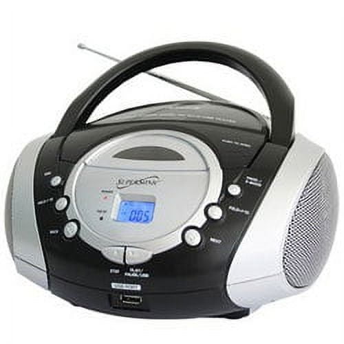 Supersonic Portable Audio System MP3/CD Player with USB/AUX Inputs & AM ...