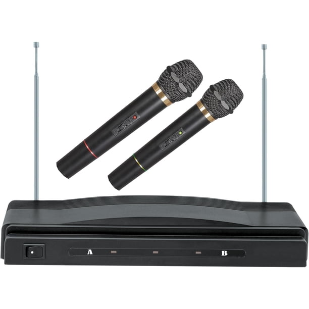 Supersonic Professional Wireless Dual Microphone System - Walmart ...