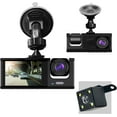 Supersonic RoadEYEpro HD Dash Cam FHD 1080p Front+Cabin+Rear, Night ...