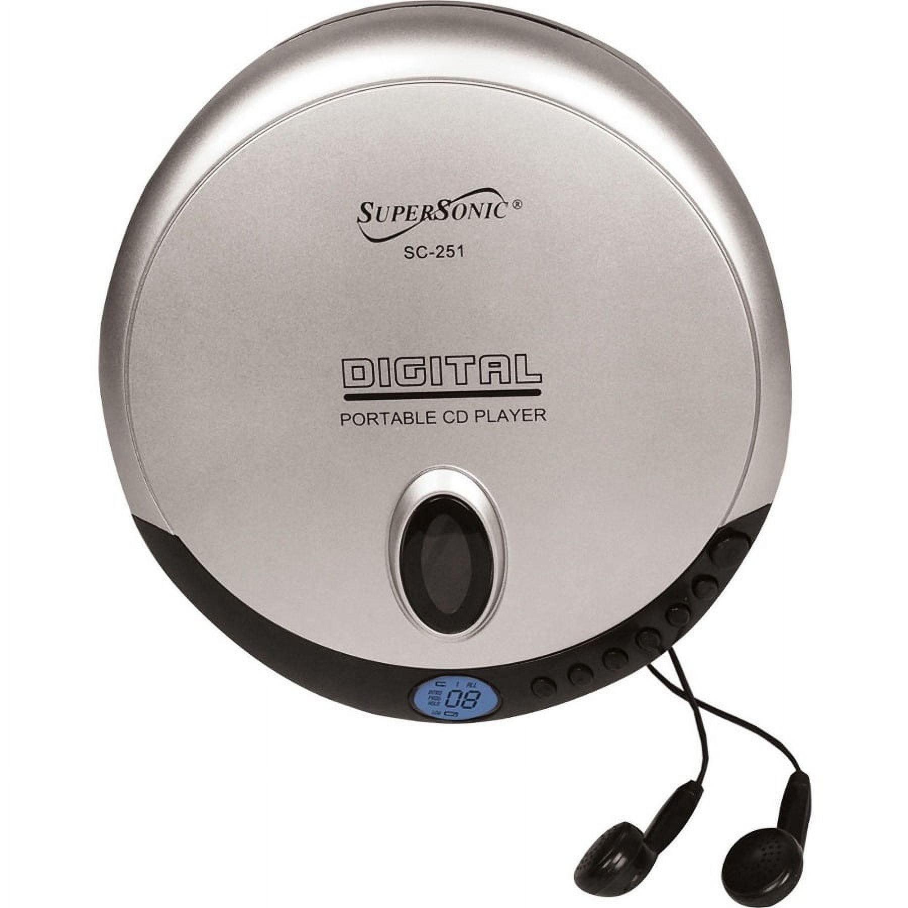 Supersonic SC-251 Portable CD Player - Walmart.com