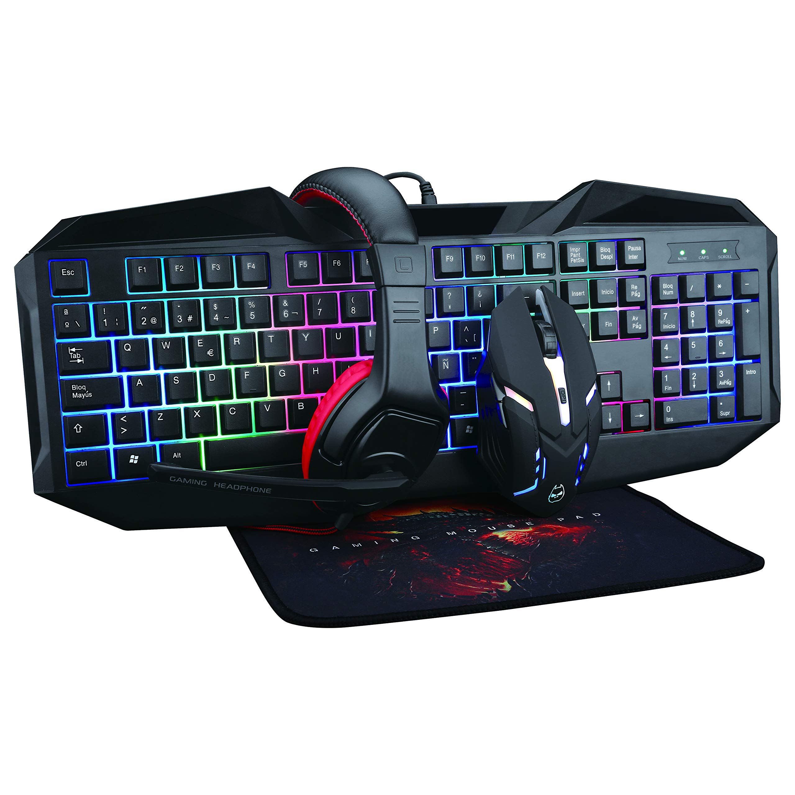 Supersonic SC-440GK 4-in-1 RGB Gaming Kit - Walmart.com