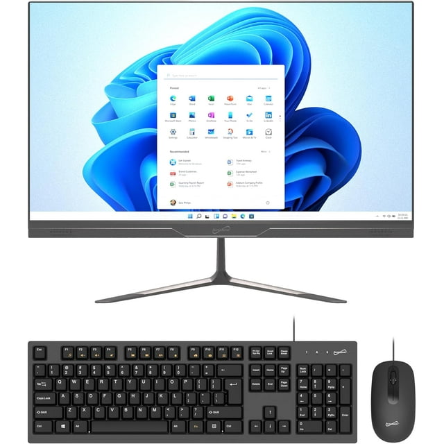 Supersonic SC-4424AIO 24-Inch Windows 11 All-in-1 Desktop Computer with ...